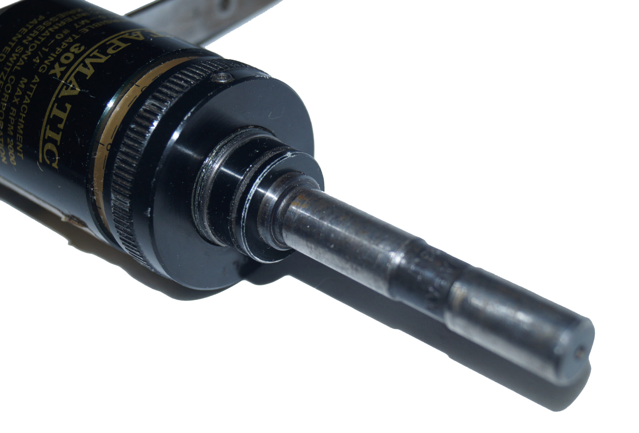 Tapmatic 30X Reversible Tapping Head Attachment 1/2" Str. Shank, Stop ...
