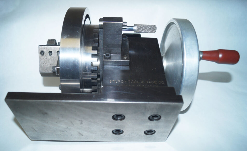 Spin Index Grinding Fixture 7" Faceplate » ToolingCrib.com
