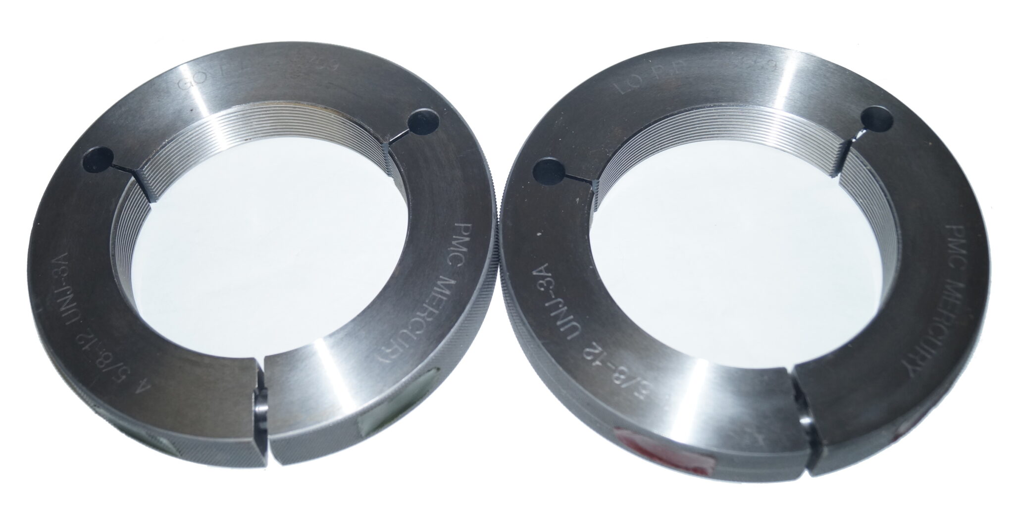 4-5/8" - 12 UNJ 3A Thread Ring Gage Set Go 4.5709 No Go 4 .5659 ...