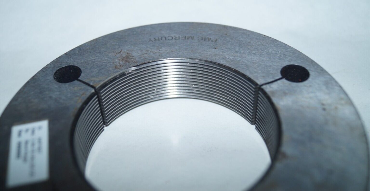 2-3/4"-16 UNJ-3A Thread Ring Gage Set Go: 2.7094 NoGo: 2.7053 ...