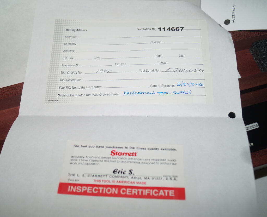 Starrett 199Z Master Precision Level » ToolingCrib.com