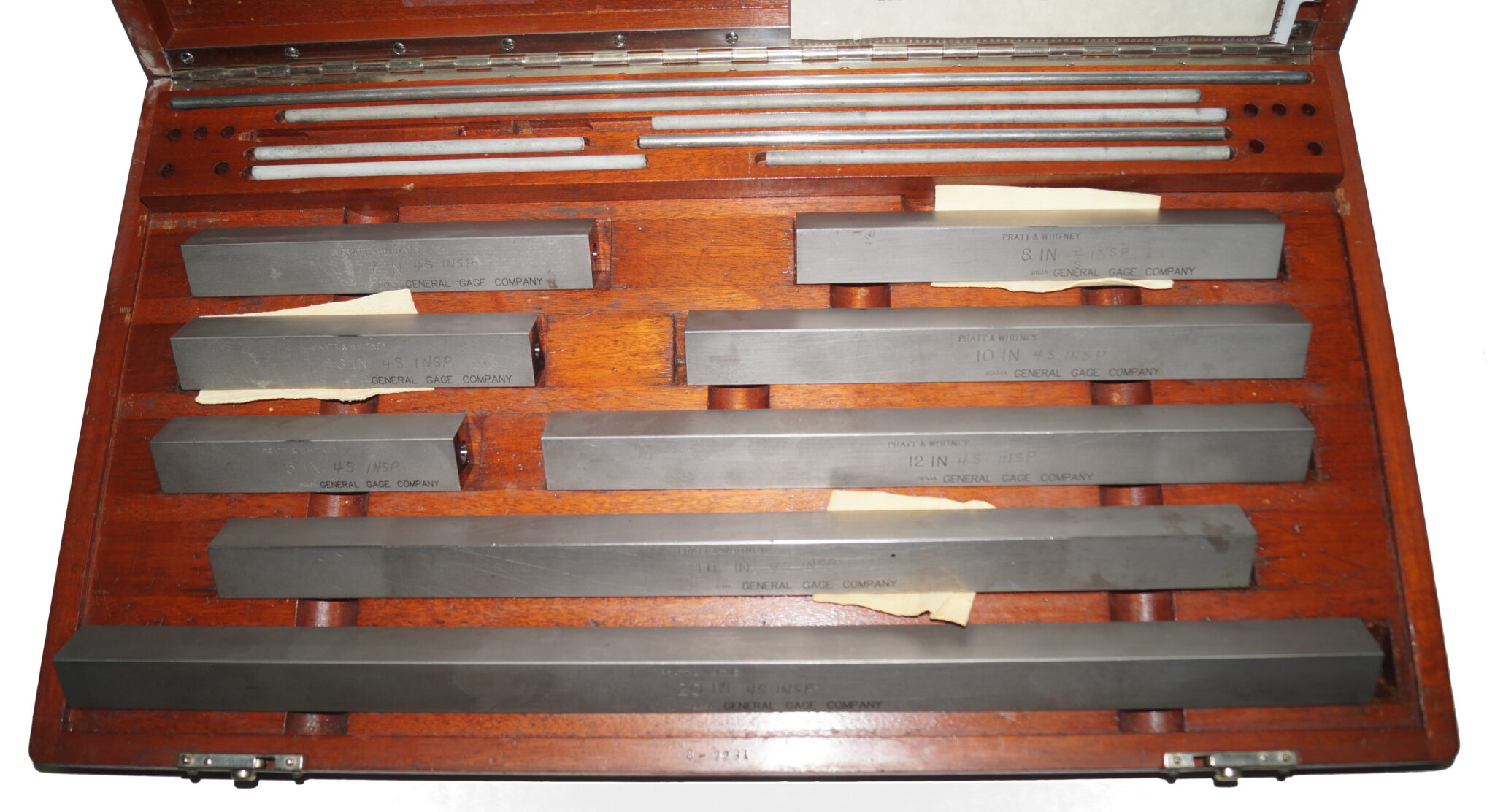 Pratt Whitney Long Gage Block Set - Hoke » ToolingCrib.com